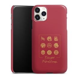 DeinDesign iPhone 11 Pro Max Handy Premium Case Smartphone Handyh&uuml;lle Schutzh&uuml;lle gl&auml;nzend Merchandise Fc Bayern M&uuml;nchen Fcb 125 Jahre Premium Case