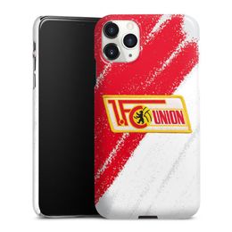 DeinDesign iPhone 11 Pro Max Handy Premium Case Smartphone Handyh&uuml;lle Schutzh&uuml;lle gl&auml;nzend 1. Fc Union Berlin Logo Official Licensed Product Premium Case