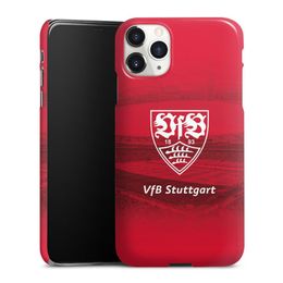 DeinDesign iPhone 11 Pro Max Handy Premium Case Smartphone Handyh&uuml;lle Schutzh&uuml;lle gl&auml;nzend Stadium Official Licensed Product Vfb Stuttgart Premium Case