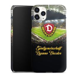 DeinDesign iPhone 11 Pro Max Handy Premium Case Smartphone Handyh&uuml;lle Schutzh&uuml;lle gl&auml;nzend Official Licensed Product Sgd Sg Dynamo Dresden Premium Case