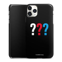 DeinDesign iPhone 11 Pro Max Handy Premium Case Smartphone Handyh&uuml;lle Schutzh&uuml;lle gl&auml;nzend Official Licensed Product Die Drei ??? Logo Premium Case