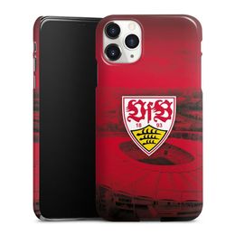 DeinDesign iPhone 11 Pro Max Handy Premium Case Smartphone Handyh&uuml;lle Schutzh&uuml;lle gl&auml;nzend Vfb Stuttgart Official Licensed Product Stadium Premium Case