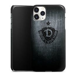 DeinDesign iPhone 11 Pro Max Handy Premium Case Smartphone Handyh&uuml;lle Schutzh&uuml;lle gl&auml;nzend Sg Dynamo Dresden Official Licensed Product Vintage Premium Case