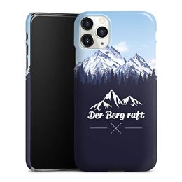 DeinDesign iPhone 11 Pro Max Handy Premium Case Smartphone Handyh&uuml;lle Schutzh&uuml;lle gl&auml;nzend Wanderlust Sky Mountain Premium Case