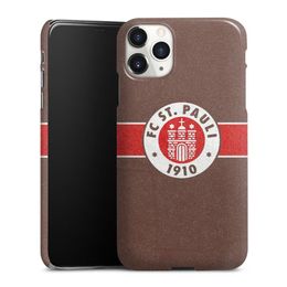 DeinDesign iPhone 11 Pro Max Handy Premium Case Smartphone Handyh&uuml;lle Schutzh&uuml;lle gl&auml;nzend Fc St. Pauli Official Licensed Product Logo Premium Case