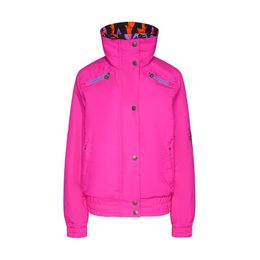 Elho Sportjacke 'Engelberg 89' Damen Gr&ouml;&szlig;e M lila / orange / neonpink / schwarz