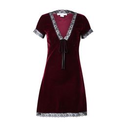 Topshop Kleid Damen Gr&ouml;&szlig;e 38 bordeaux / schwarz