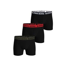 Bj&ouml;rn Borg BJ&Ouml;RN BORG Boxershorts Herren Gr&ouml;&szlig;e M dunkelgrau / rot / schwarz / wei&szlig;