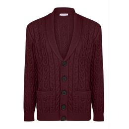 Felix Hardy Knit Cardigan male Red size S