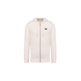 Surf Monkey Zip-Up Hoodie male White size S