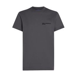 KARL LAGERFELD JEANS T-Shirt Herren Gr&ouml;&szlig;e XL dunkelgrau / schwarz
