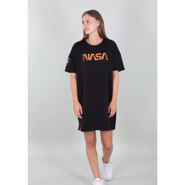 T-Shirt Alpha Industries "NASA Long T OS Women", Damen, Gr. S, schwarz, Obermaterial: 80% Baumwolle, 20% Polyester, Shirts