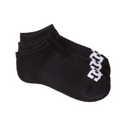 Socken DC Shoes "DC Ankle 3Pk", Herren, schwarz, Baumwolle, Socken