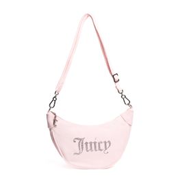 Schultertasche Juicy Couture "KIMBERLY M. HOBO Damen", Kinder, Gr. B/H/T: 11cm x 23cm onesize, juicy pink, Polyester, Taschen, Schultertasche Damen, Shopper, Handtasche, Fashion, Lifestyle, Sale