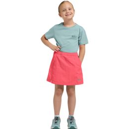 Skort Jack Wolfskin "SUN SKORT G", Mädchen, Gr. 128, orange (sunset coral), Obermaterial: 100% Polyamid. Obermaterial 2: 100% Polyester, Röcke