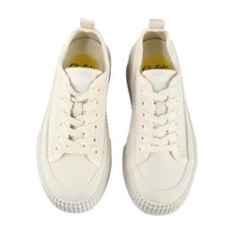 Buffalo Damen Trainingsschuh "Buffalo MADISON", Gr. 40cream, Baumwolle, unifarben, Schuhe