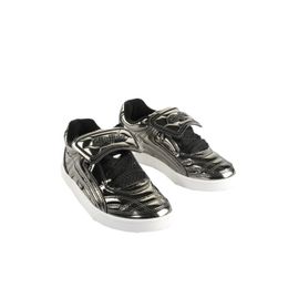 Buffalo Damen Trainingsschuh "Buffalo Liberty Soccer Vegan Patent", Gr. 37pewter, Polyurethan, Schuhe