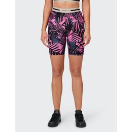 Trainingsshorts Venice Beach "TIGHTS SHORTS JASMINE", Damen, Gr. L (42), N-Gr, bunt (aop fusion_p), Obermaterial: 72% Polyamid, 28% Elasthan, Hosen