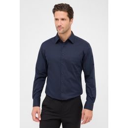 Langarmhemd Eterna "MODERN FIT", Herren, Gr. 42, Normalgrößen, midnight, 100% Baumwolle, tailliert, Manschette, Hemden, NON IRON (bügelfrei)
