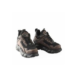 Buffalo Damen Trainingsschuh "Buffalo Cld Chai Warm Vegan Nappa/Fur", Gr. 41braun, schwarz, Kunstfaser, Schuhe