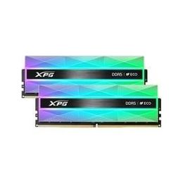 A-DATA DIMM 32 GB DDR5-7200 (2x 16 GB) Dual-Kit, Arbeitsspeicher silber, AX5U7200C3416G-DCLANRSG, XPG Lancer Neon RGB, INTEL XMP, AMD EXPO