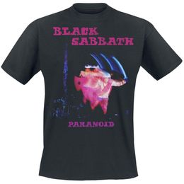Black Sabbath Paranoid Tracklist T-Shirt schwarz in XL 125649