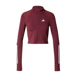 adidas Performance Sportsweatjacke 'Hyperglam' Damen Größe XL/XXL rot / weiß