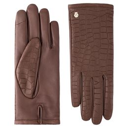 Roeckl Full Finger Gloves 'ROVERETO TOUCH' female Brown size 6,5