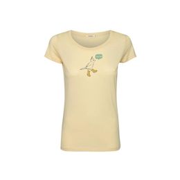 Greenbomb T-Shirt Damen Gr&ouml;&szlig;e XS hellblau / curry / hellgelb