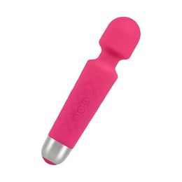 EIS Wiederaufladbarer Massager aus Silikon, 20 cm