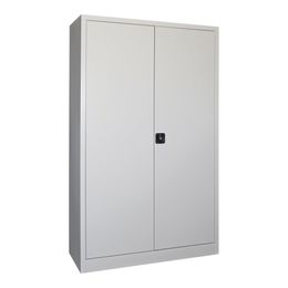 STIER Fl&uuml;gelt&uuml;renschrank, 1950x1200x400 mm, 4 B&ouml;den verzinkt, RAL 7035 (906391)