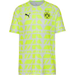 Puma Borussia Dortmund Funktionsshirt Herren - grau - Gr. XL - Polyester