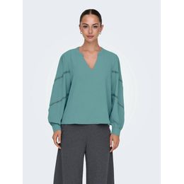 Jacqueline de Yong JDY Bluse 'JDYLION' Damen Gr&ouml;&szlig;e XL cyanblau