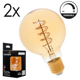 hofstein LED E27 2er Set 6 Watt 2200 Kelvin 400 Lumen