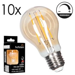 hofstein LED E27 10er Set 7 Watt 2200 Kelvin 630 Lumen