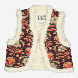 Scotch & Soda Mehrfarbige Weste mit Blumenmuster