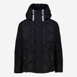 Michael Kors Schwarze Pufferjacke mit Kapuze