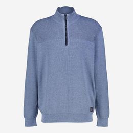 Casamoda Blauer Pullover mit Melange-Muster