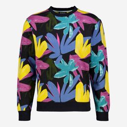Scotch & Soda Mehrfarbiges Sweatshirt mit Blumenmuster