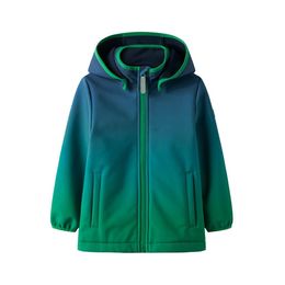name it Funktionsjacke 'NMMMalta05' Jungen Größe 92 dunkelblau / grün / petrol