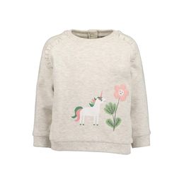 Blue Seven Sweatshirt Gr&ouml;&szlig;e 86 champagner / gr&uuml;n / rosa / wei&szlig;