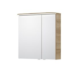 LED-Spiegelschrank 'Jelte' eichefarben 70 x 72,3 x 14,9 cm