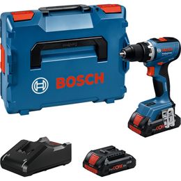 Bosch Akku-Bohrschrauber 'GSR 18V-65 Professional' mit Schnellladeger&auml;t, 2 x Akku 4.0Ah und L-BOXX