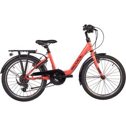 S'COOL Kinderfahrrad S’COOL "S'COOL chiX" Gr. 29, koralle, dunkelrot, Fahrräder, Kinder, 29cm, 20 Zoll (50,80cm)