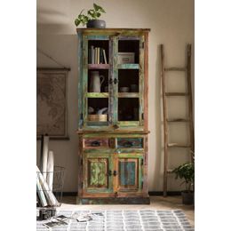 Kommode Sit "Riverboat", bunt, B:80cm H:80cm T:40cm, Massivholz, Sideboards, Kommode