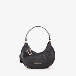 Valentino Handbags Hobo VALENTINO BAGS "HOBO BAG SHELBY", Damen, Gr. B/H/T: 30cm x 23cm x 8cm, schwarz, Lederimitat, Taschen, Damen Umhängetasche, Tragetasche, Handtasche mit Logoprägung