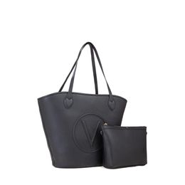 Valentino Handbags Shopper VALENTINO BAGS "SHOPPING SPECIAL COVENT", Damen, Gr. B/H/T: 55cm x 34cm x 15cm, schwarz, Lederimitat, Taschen, Damen Umhängetasche, Tragetasche, Handtasche mit großer V-Prägung