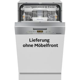 Miele teilintegrierbarer Geschirrspüler "G 5540 SCi SL Active", Energieeffizienz: E (A-G), silber (silberfarben), B:45cm H:81cm T:57cm, Geschirrspüler