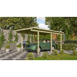 Einzelcarport Karibukdi, Carports, "&raquo;ECO 1&laquo; Variante A, kesseldruckimpr&auml;gniert", aus Masivholz