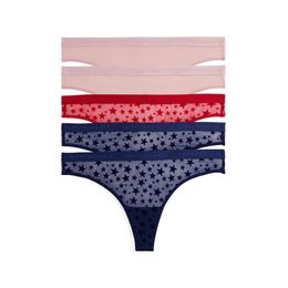 Tommy Hilfiger Underwear String Damen Gr&ouml;&szlig;e M marine / rosa / rot